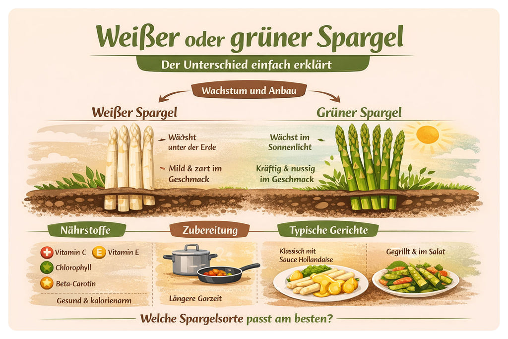 Gruner Oder Weisser Spargel